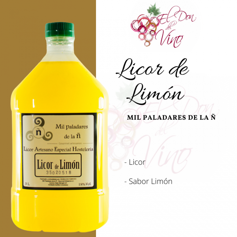 Comprar LICOR DE LIMÓN (LIMONCELLO) 3L | El don del vino